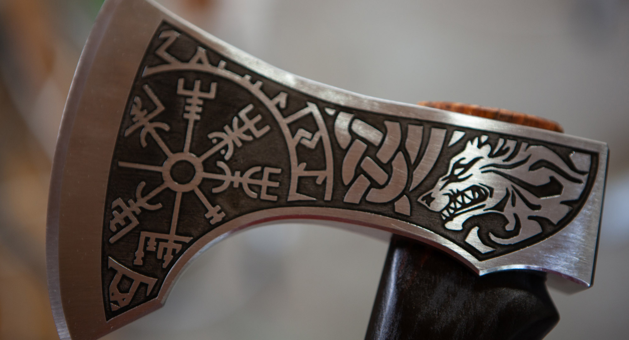 Custom Gift Hand Forged Carbon Steel VIKING AXE with Ash Wood Shaft ...